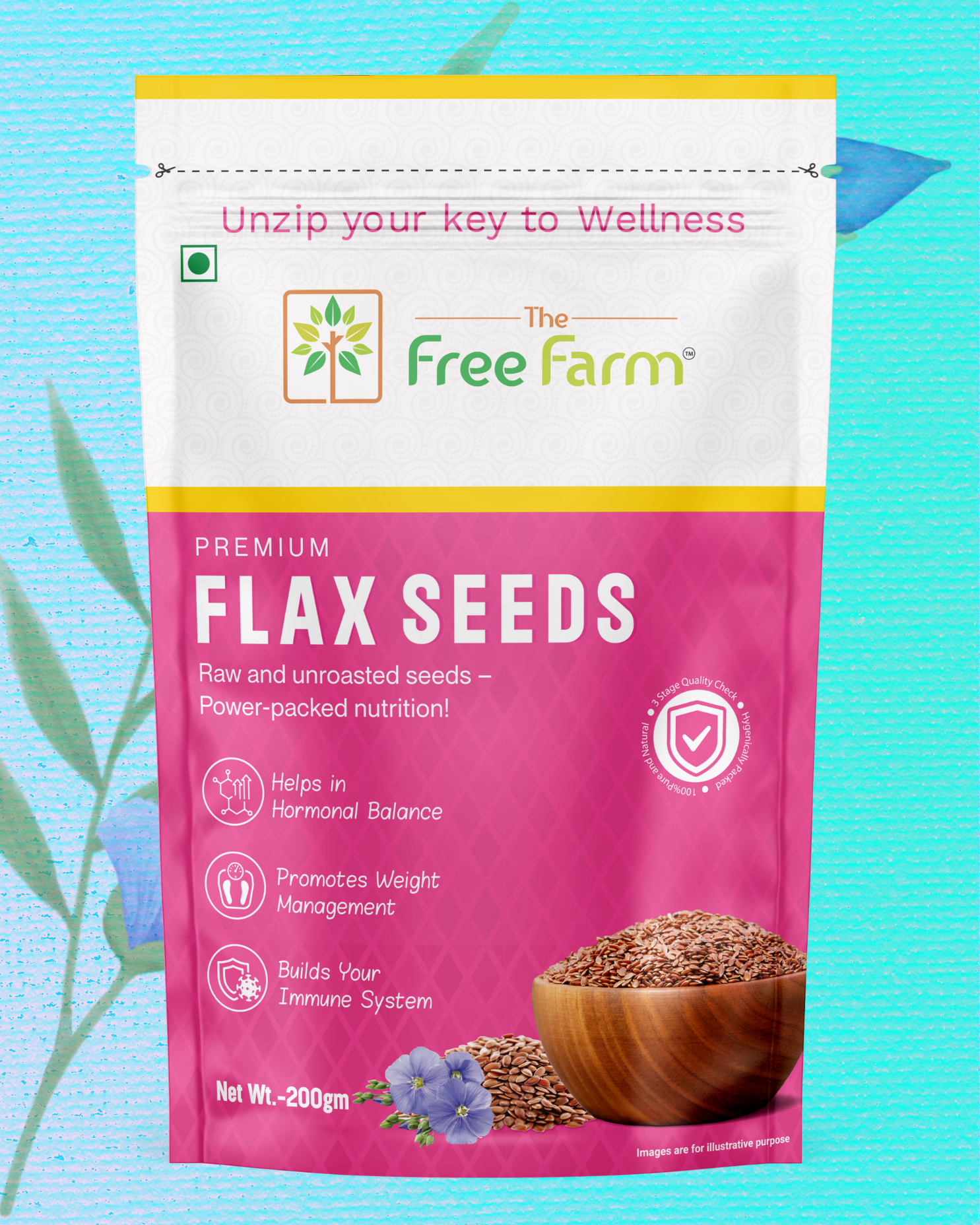 Premium Flax Seeds – thefreefarm.co.in